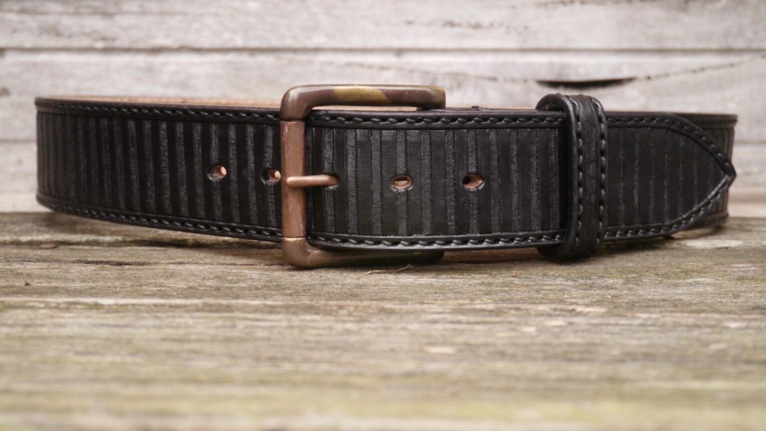 Men’s 2 inch Wide Leather Belt Extra Heavy Hand Carved, Tooled ...